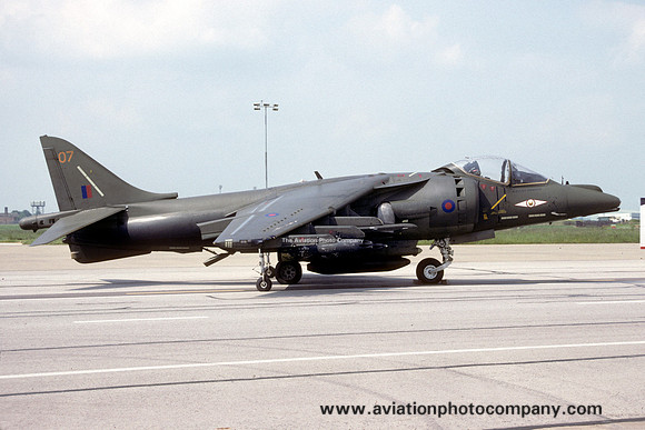 The Aviation Photo Company | Harrier/AV-8 | RAF 1 Squadron HS Harrier ...