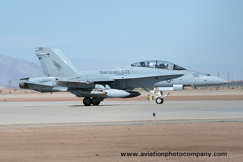 The Aviation Photo Company | F-18 Hornet | US Marines VMFA(AW)-533 ...