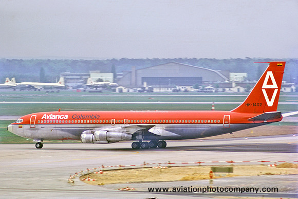 The Aviation Photo Company | Boeing 707 | Avianca Colombia Boeing 707 ...