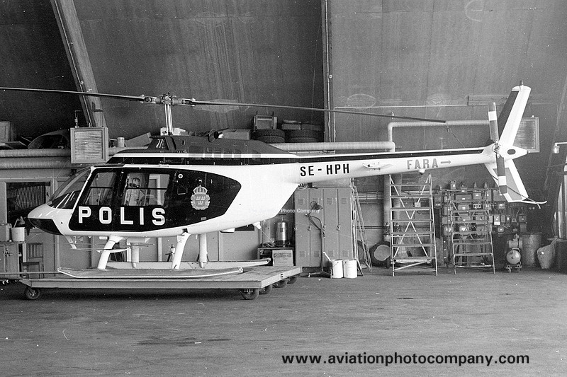 The Aviation Photo Company | Bell 206 Jet Ranger | Swedish Police Bell ...