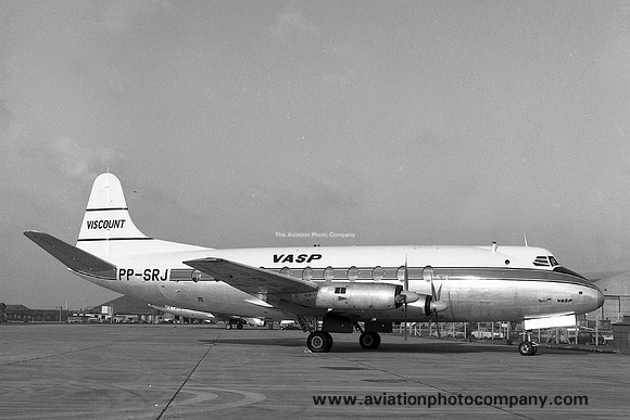 The Aviation Photo Company | Archive | VASP Vickers Viscount PP-SRJ